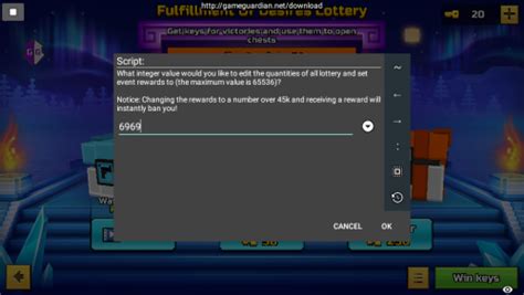 pixel gun 3d lottery sets template lua scripts gameguardian