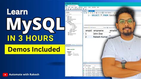 Sql For Beginners Timestamps Learn Sql Step By Step Chapters Video