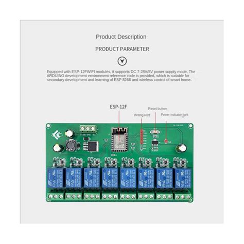 Esp8266 Wireless Wifi Relay Module Esp 12f Development Board E Welink App Remote Control