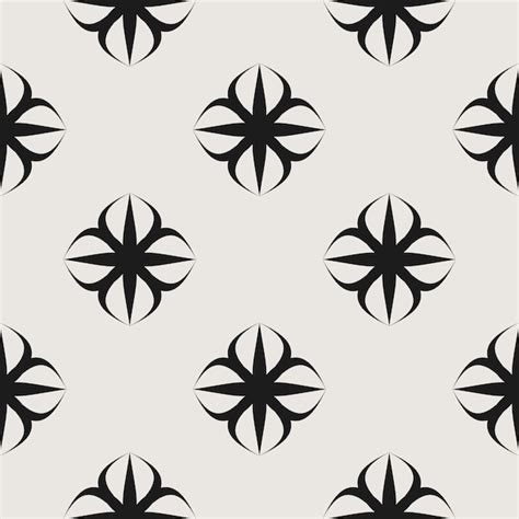 Premium Vector Essential Monochrome Geometric Seamless Vector Pattern Neutral Geometry
