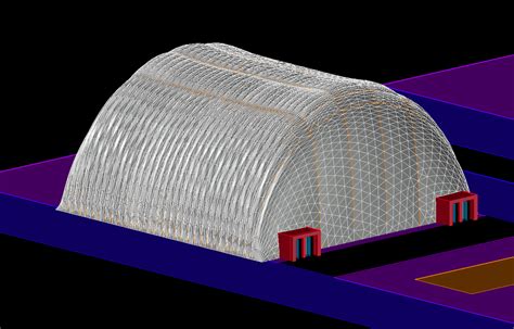 3d Morphogenesis Dome Structure Design Autocad Dwg File