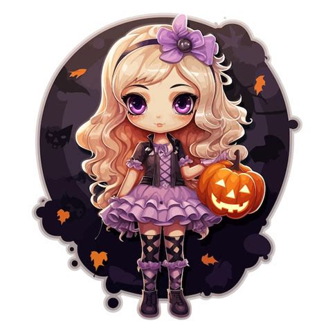 Premium Vector Chibi Girls Vector Illustration