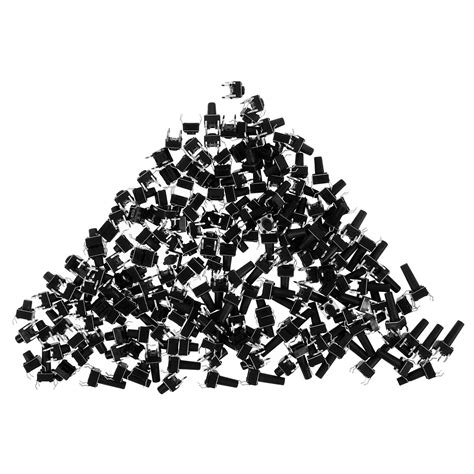 Worgeous 200 Pcs Micro Momentary Tactile Push Button Switch Kit 10