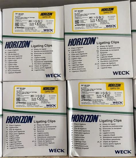 Horizon Small Ligation Clips Yellow 001204 At ₹ 11000box Surgical