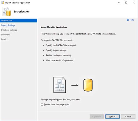How To Import A Bacpac File To SQL Azure