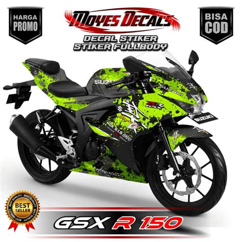 Jual Decal Gsx R150 Full Body Stiker Gsx R150 Full Body Decal Gsx 150