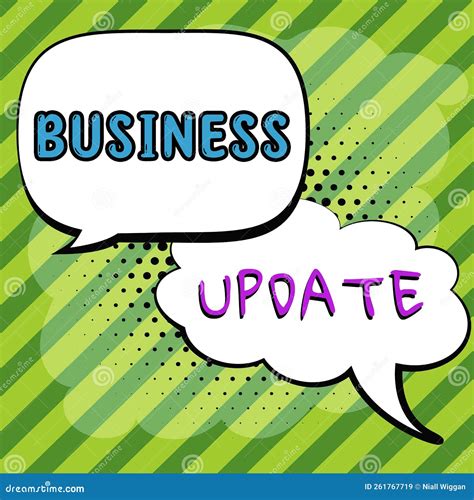 handwriting text business update word for the act of adding new