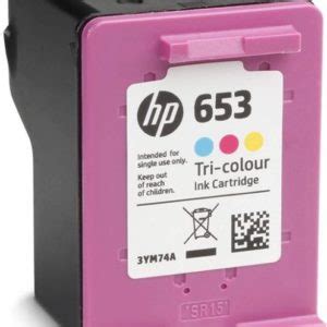 Hp 653 Tri Color Ink Cartridge Original 3ym74ae Ecomelani Cyprus