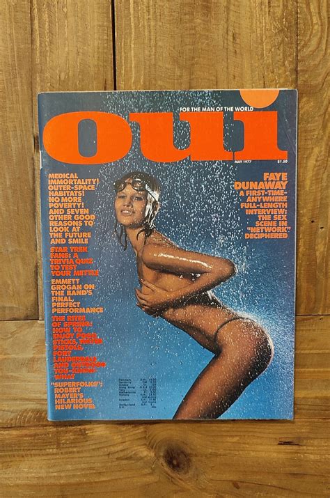Oui Magazine May 1977 Vintage Magazine Etsy