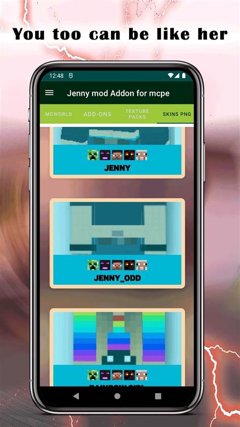 Descarga De Apk De Jenny Mod Addon For Mcpe Para Android