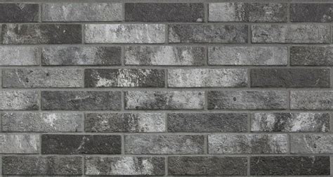 Old Welsh Brick Charcoal Textured Porcelain 250x60mm Curvastone