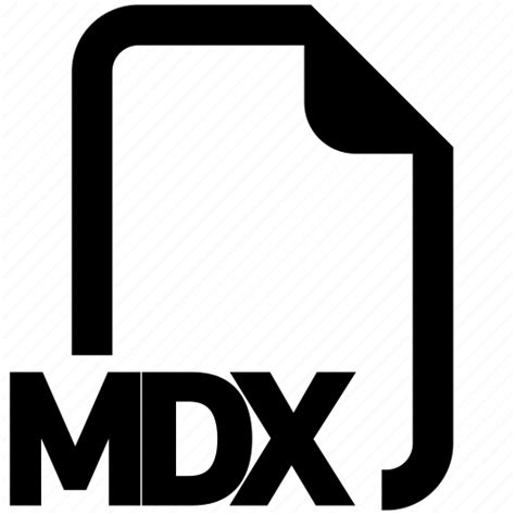 Filetype Mdx Format Extension Type Name Icon Download On Iconfinder
