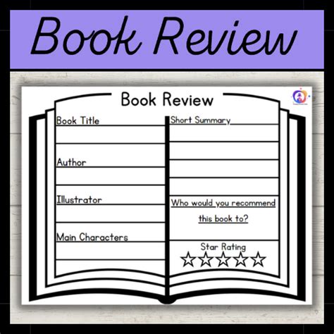 Ks1 Book Review Worksheet Primaryresourcerack