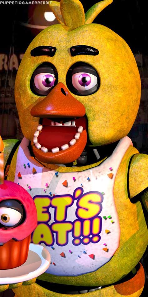 Fnaf 1 Chica Render By Puppetio Fnaf Wallpapers Fnaf Fnaf 1
