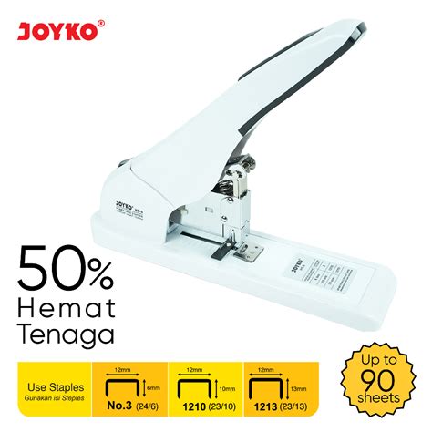 Heavy Duty Stapler Stepler Heavy Duty Joyko Hs 6 Power Save Shopee