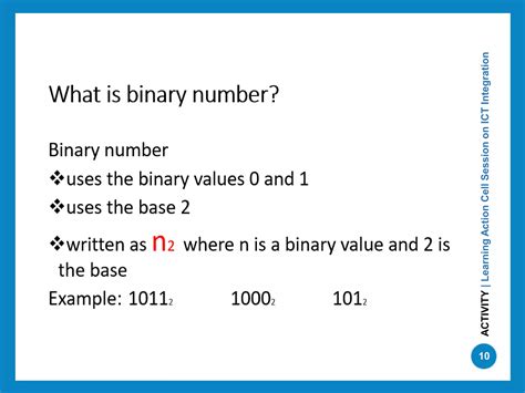 Edalyn Olis Computer Science Unplugged Teaching Binary Numberspptx
