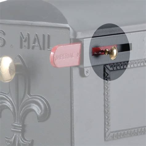 Brass Flag Knob MailboxWorks