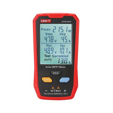 Uni T Solar Mppt Meter Ut673pv 5~800w Solar Power Maximum Point Tracker Mppt Tester With Pmax