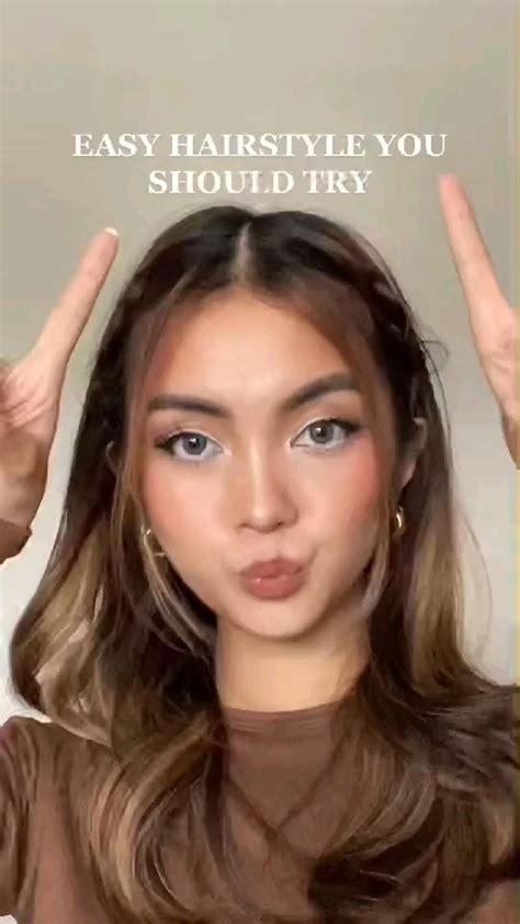 Hair Styling Short Hair ️🔥🌺 Hair Tutorial Long Hair Styles Easy