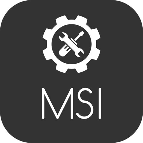 Application Executable File Msi Windows Icon