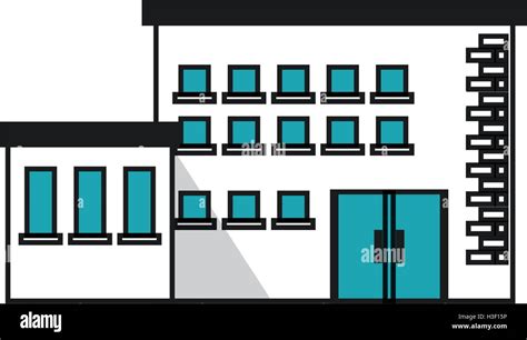 Isolated Building With Windows Design Stock Vector Image And Art Alamy