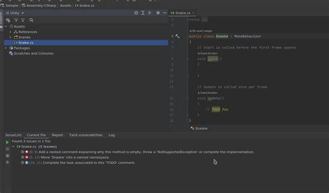 Linting Not Working With Rider Intellij Platform Sonar Community