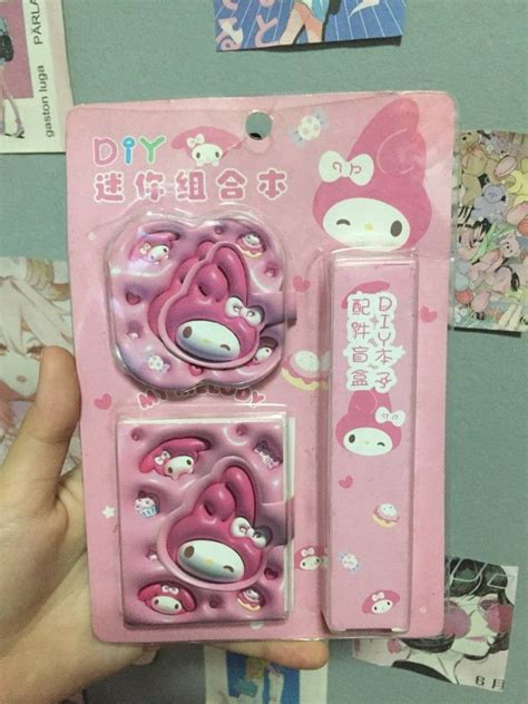 My Melody Diy Notepad Hobbies And Toys Stationary And Craft Stationery And School Supplies On Carousell