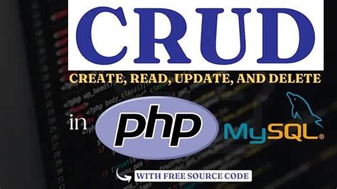 crud application in oops php oops php crud php crud programmersbhava
