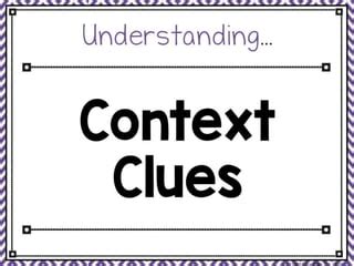 Context Clues PPT Pptx