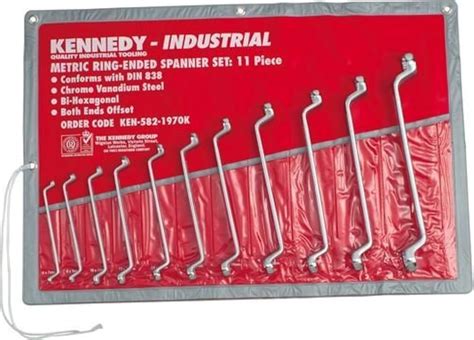 Kennedy Make Ken5821970k 6 32mm Cv Ring Spanner Set 11pc