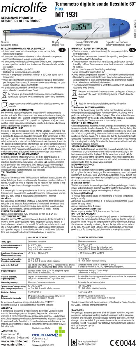 MICROLIFE FLEX MT DESCRIPTION Pdf Download ManualsLib