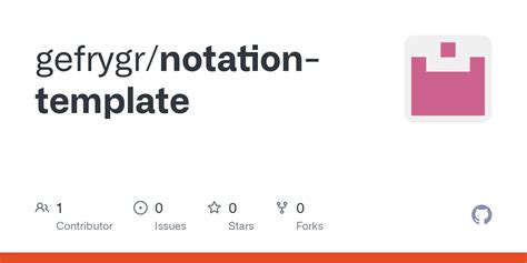 Github Gefrygrnotation Template