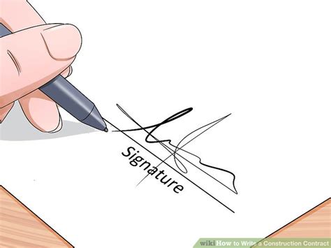 How To Write A Construction Contract Steps With Pictures