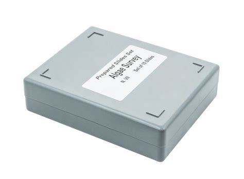 Microscope Slide Set Algae Survey Slide Set No Vii Set Of 15 Slides