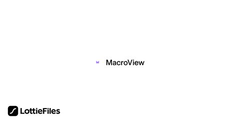 Free Macroview Logo Animation By Marcus Bichel Lottiefiles