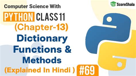 Dictionary Functions And Methods Dictionaries In Python Dictionary