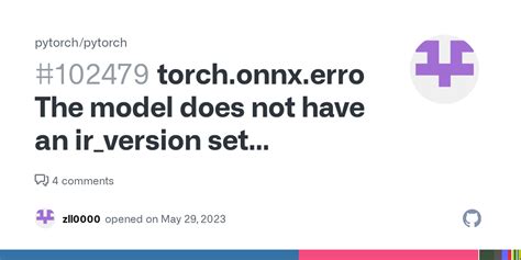 torch onnx errors checkererror the model does not have an ir version