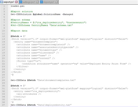 Using Powershell To Exportimport Solutions Data And Word Templates