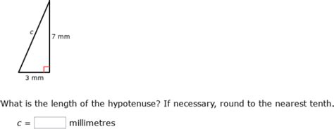 Ixl Pythagoras Theorem Find The Length Of The Hypotenuse Year 9 Maths Practice