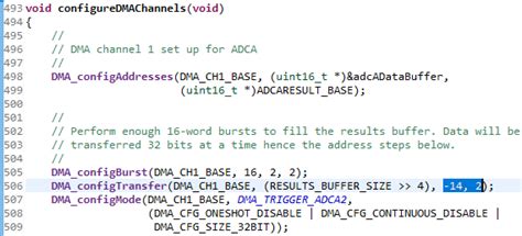 questions about adc ex6 soc continuous dma routine power management