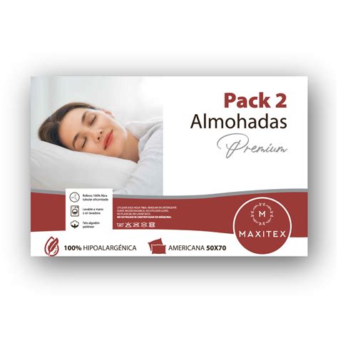 Almohada 50x70 Cm Maxitex Premium Maxitex