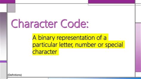 Ascii And Unicode Character Codes Pptx Computing Technology And Computing