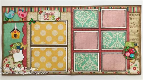Pinterest Scrapbooking 2 Page Layouts