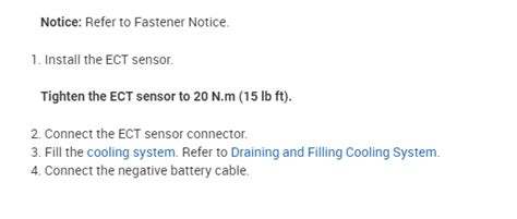 Where Is The ECT Sensor Located I Can T Find The Engine