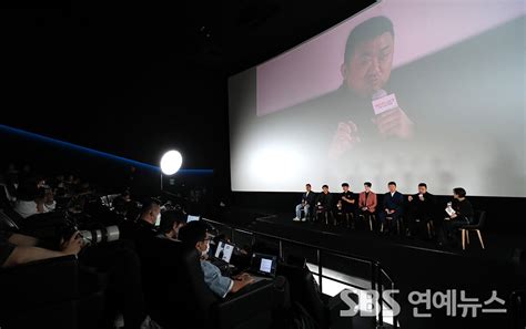 [펀펀한 현장] 마동석x이준혁 범죄도시3 900만 관객에게 큰절