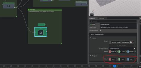 how to read and write variable in omniverse composer action graph samples and examples nvidia