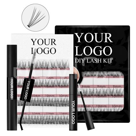 Cluster Bottom Lashes Diy Cluster Lashes Packaging Custom Eyelashes Diy