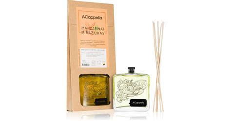 Acappella Mandarin And Basil Aroma Diffuser With Refill Uk