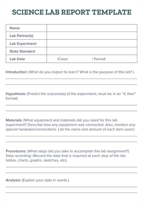 Science Experiment Report