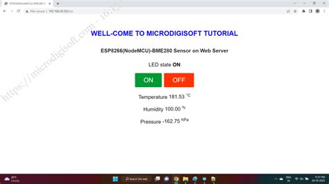 Esp8266 Filesystem Bme280 Sensor On Web Server Using Spiffs